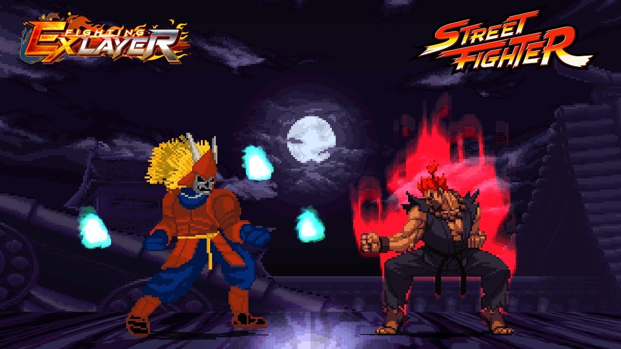 Akuma vs Garuda - Street Fighter EX Secret Boss Battle - Capcom X Arika ...