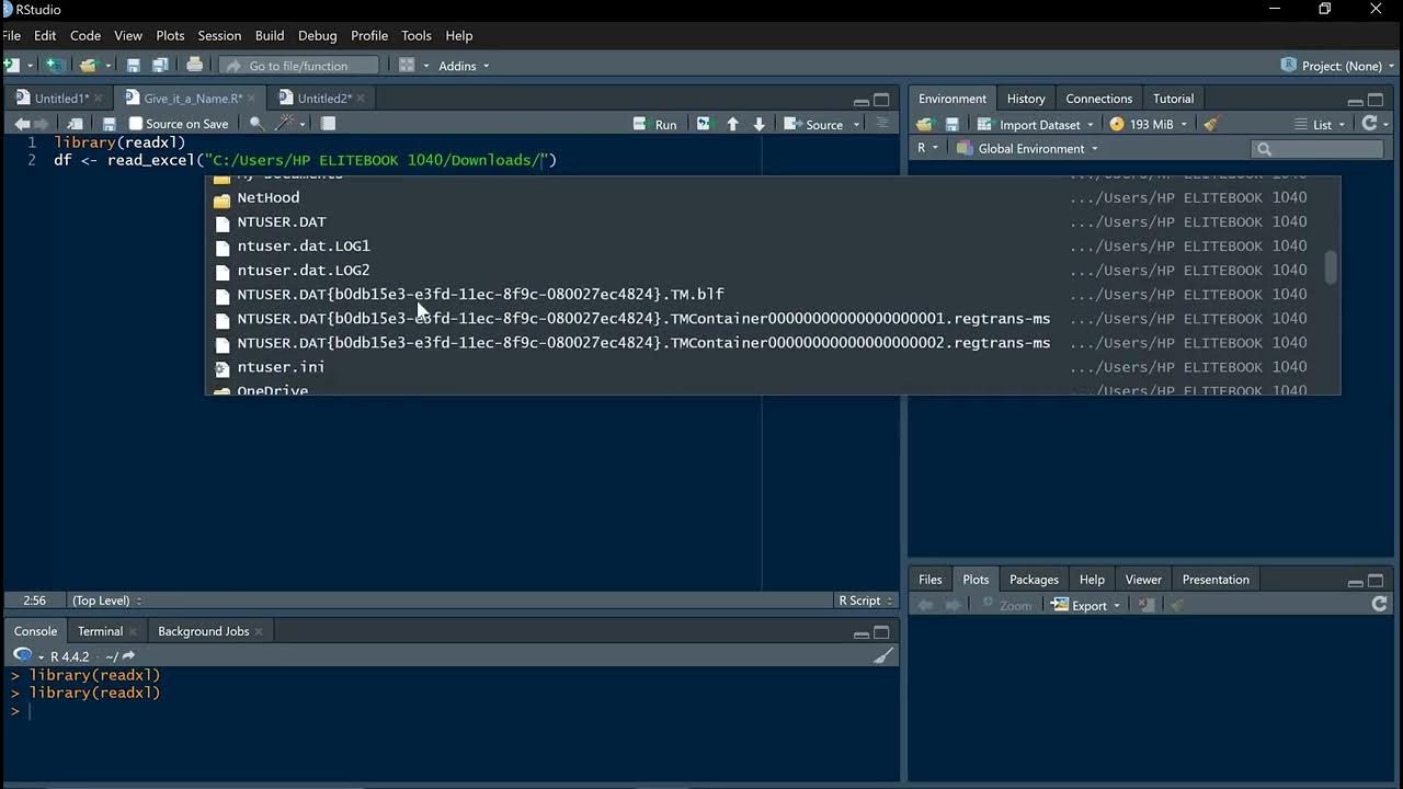 Two easy ways to read an Excel file in R - YouTube