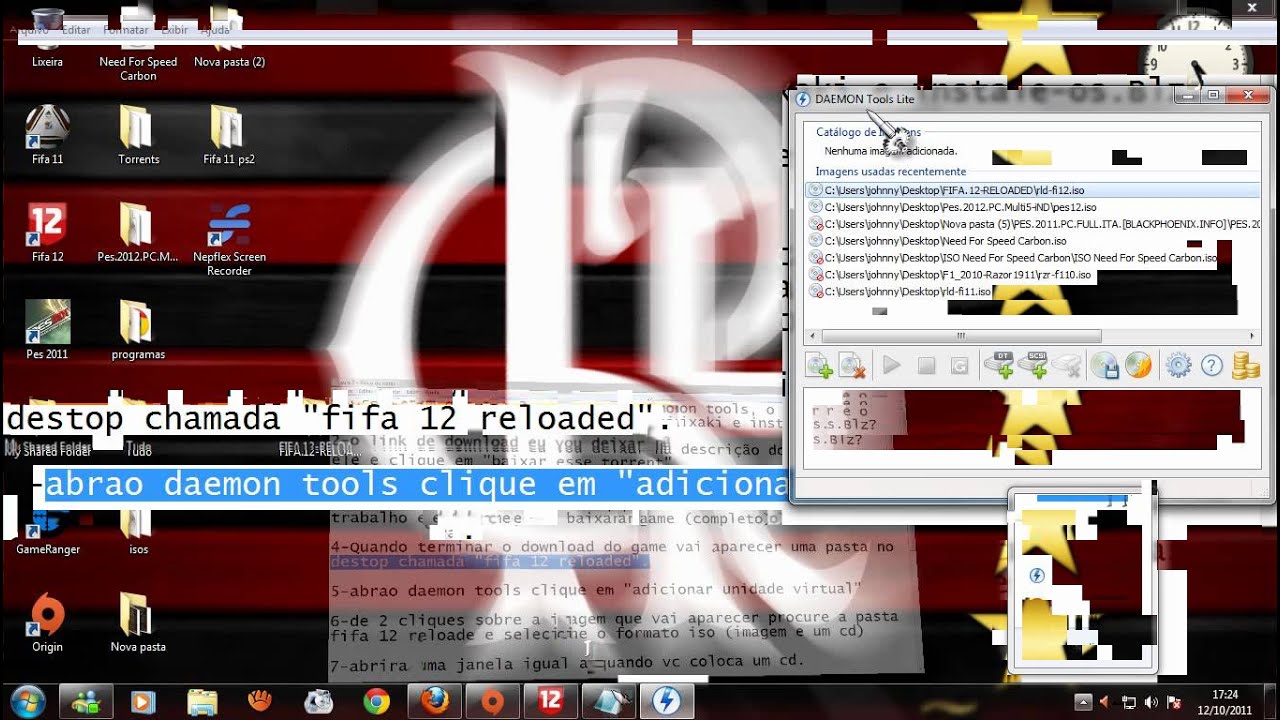 Como baixar e instalar o game Fifa 12 pc Completo (Por Johnny) - YouTube