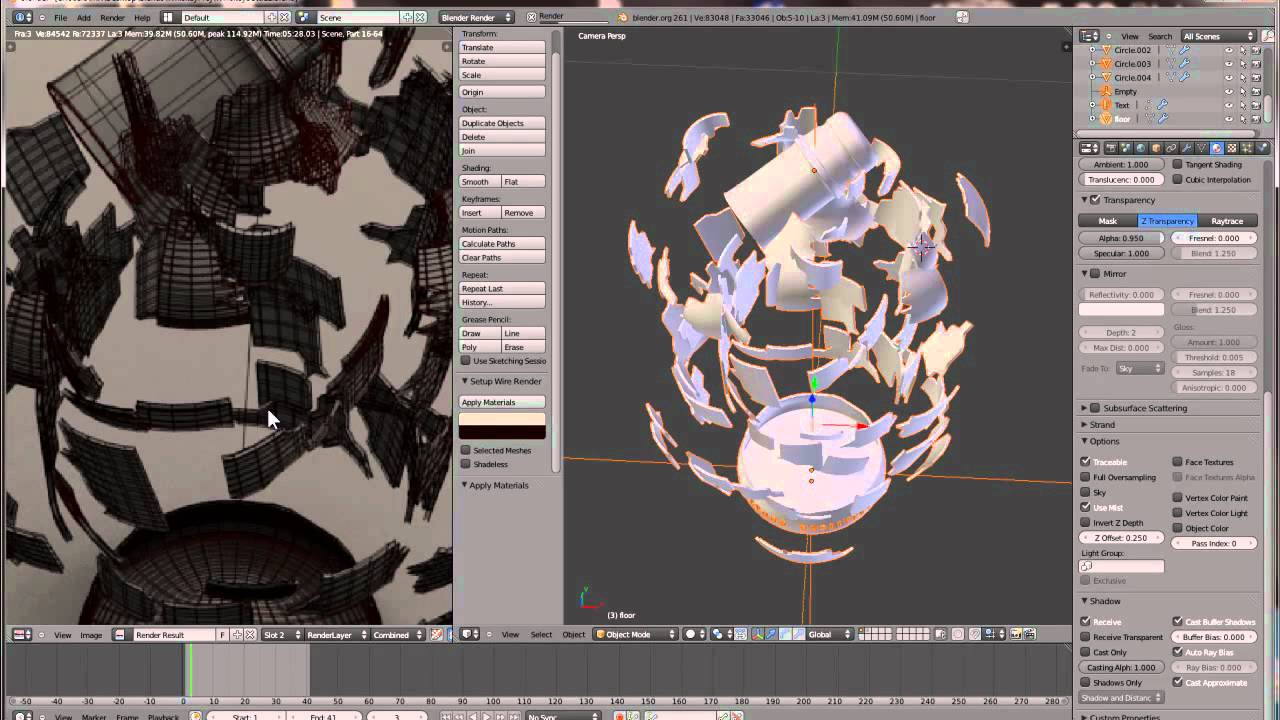 Blender 2.61 Tutorial: Wire Overlay Add-On - YouTube