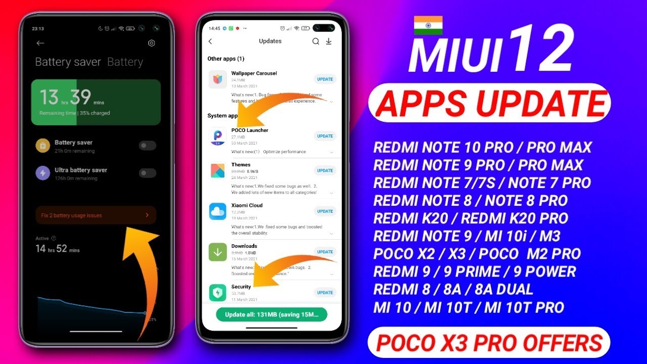 OFFICIAL OTA UPDATE MIUI 12.5 SECURITY APP | POCO LAUNCHER NEW UPDATE ...