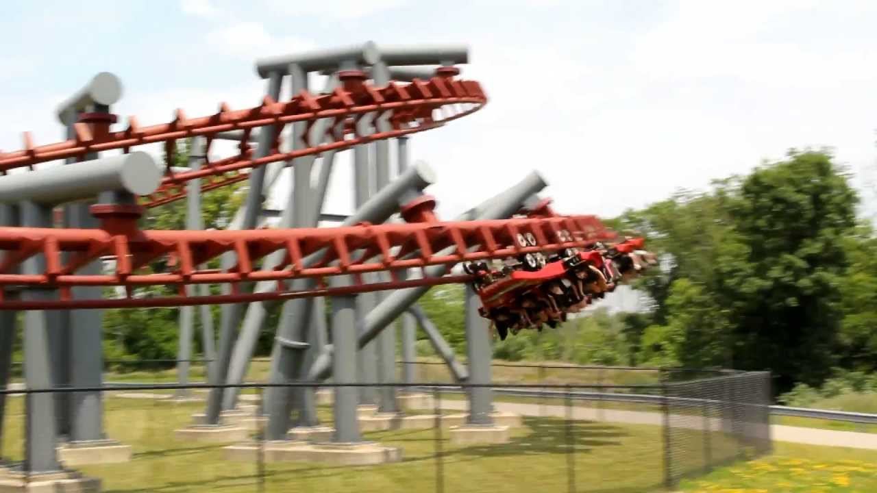 FireHawk at Kings Island (Backstage View) - YouTube