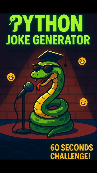 How to Make a Python Joke Generator in 60 Seconds (No Internet Needed After Setup) #coding # ...
