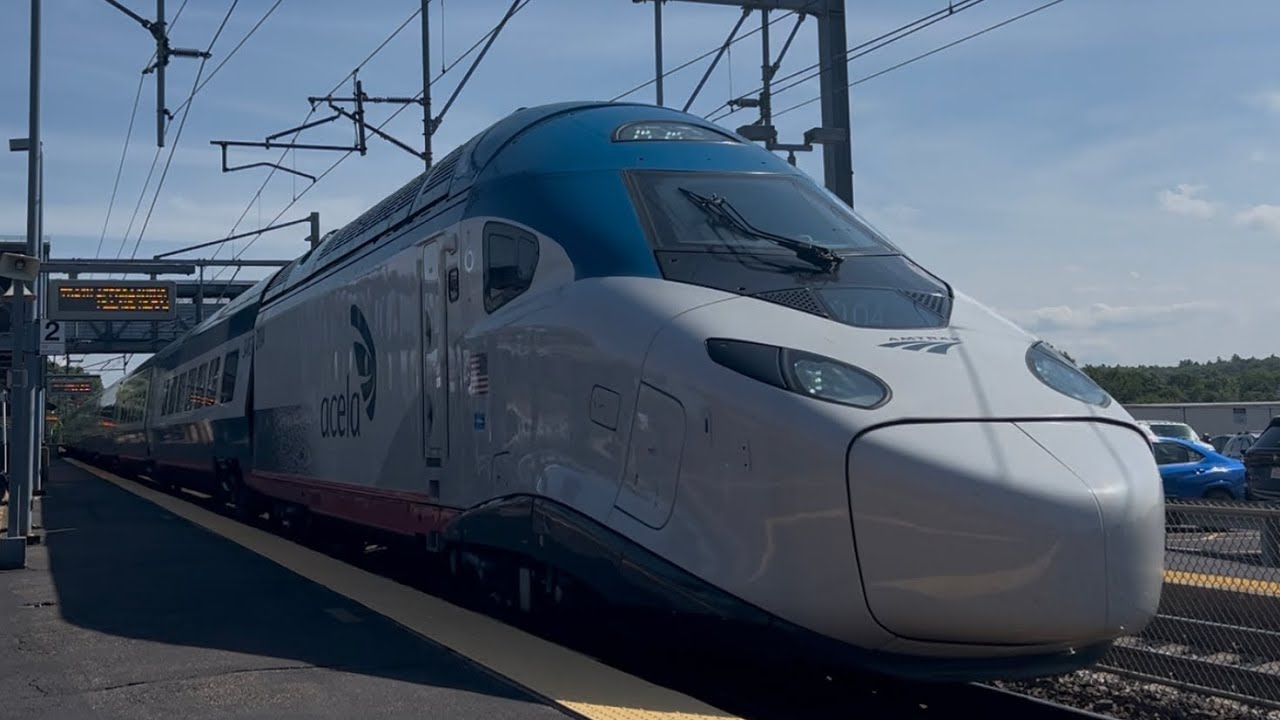 Railfanning Canton Junction featuring Amtrak’s Next-Gen Acela test ...
