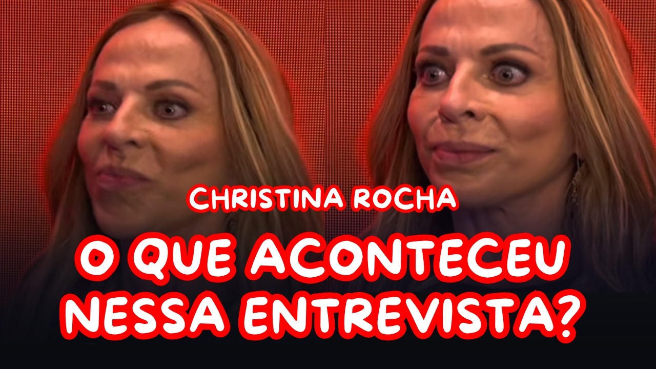CHRISTINA ROCHA vira MEME em ENTREVISTA com CARAS e BOCAS no SBT sobre ...