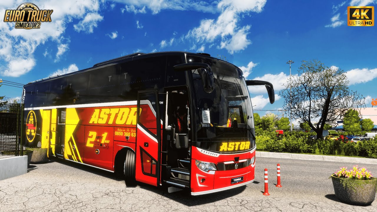 ETS2 | Realistic Driving | BUS Temsa Maraton 13 VIP | PNG + JBX3 | # ...