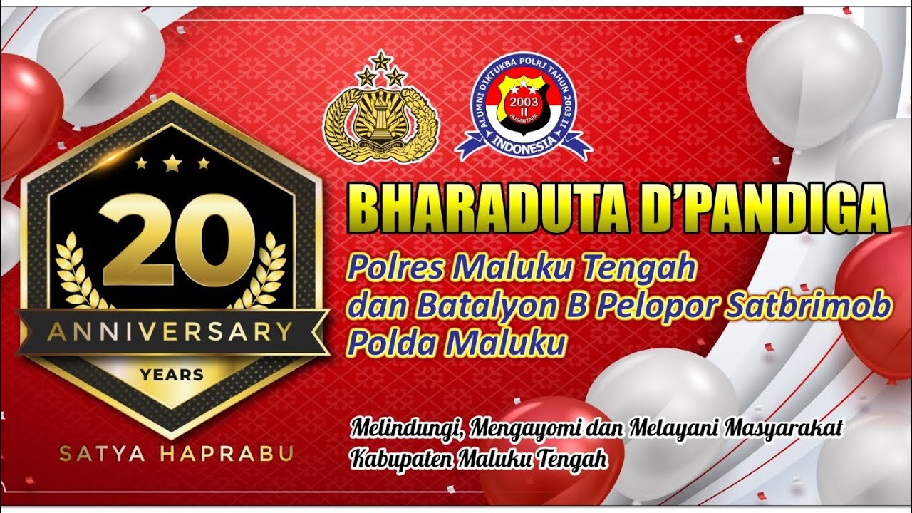 Anniversary Bharaduta D'Pandiga Korwil Maluku Tengah yang ke 20 tahun ...