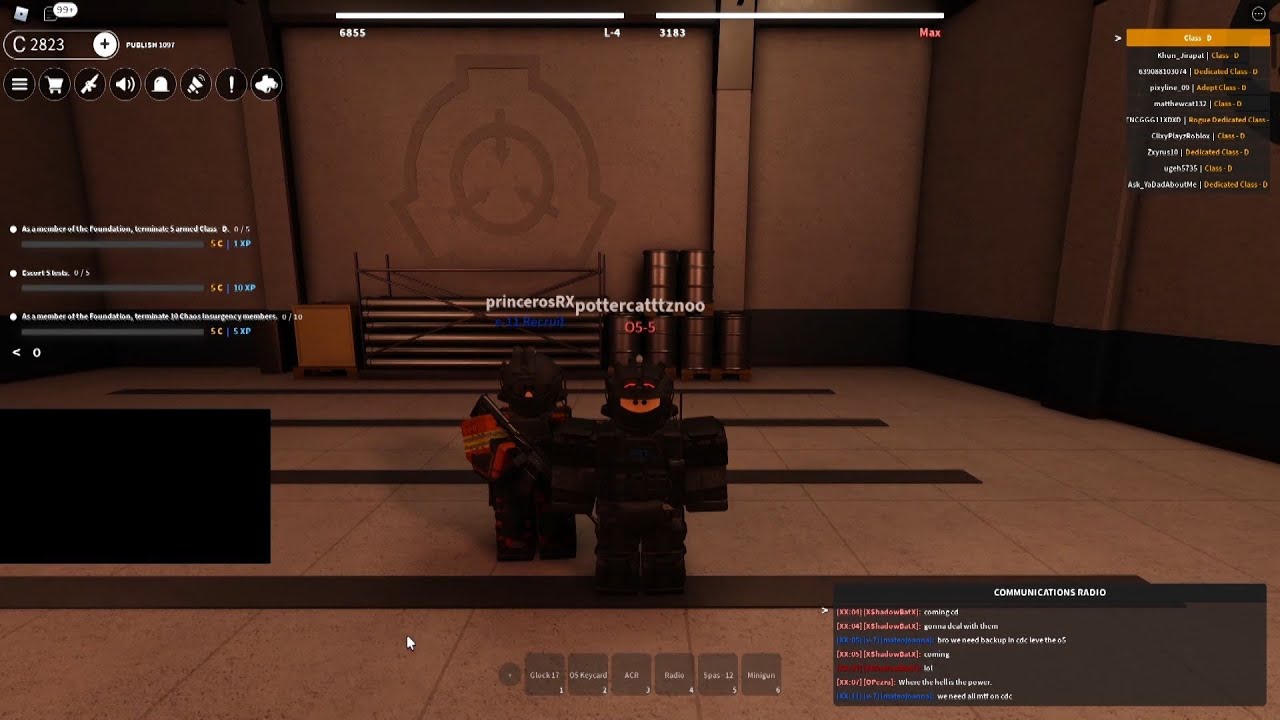 พอตเตอร์ซ่าพาไปรีวิวเกมพาส O5 ใน SCP roleplay l Roblox - YouTube