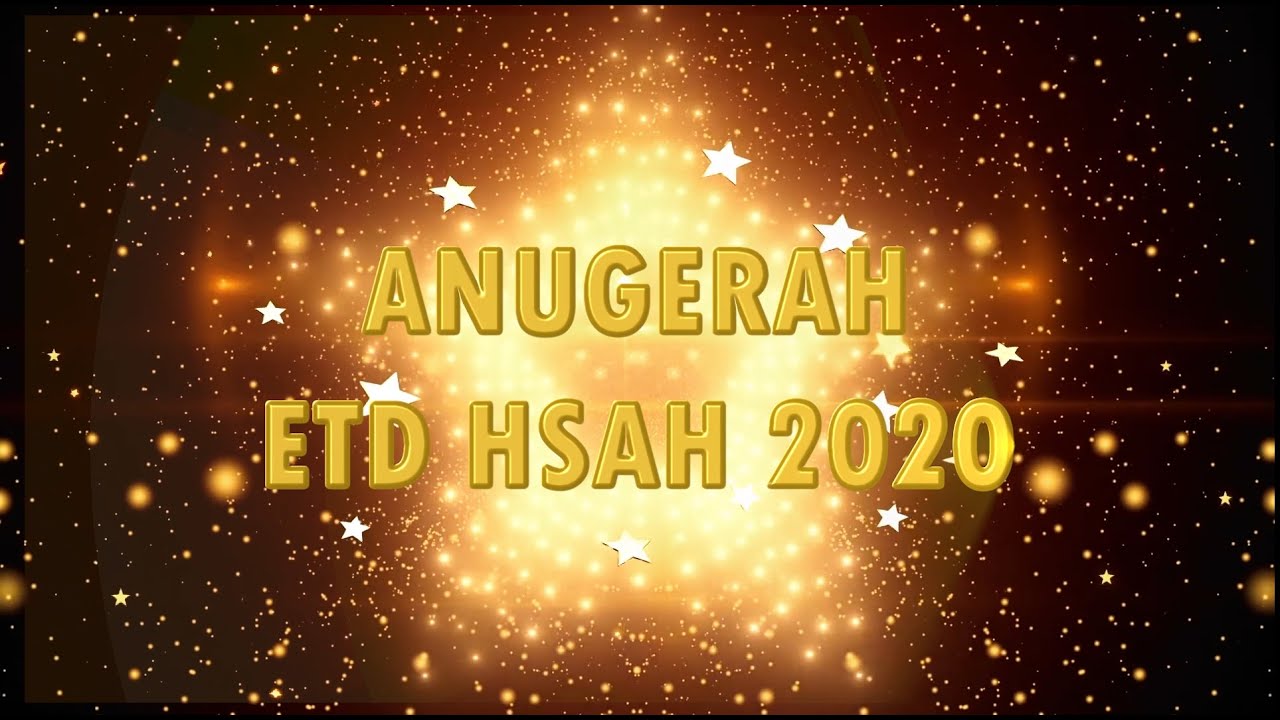 Anugerah ETD HSAH 2020 - YouTube