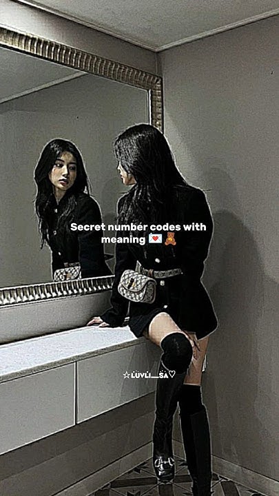 Secret number codes with meaning 💌🧸#recommended #diy #veiw #aesthetic # ...