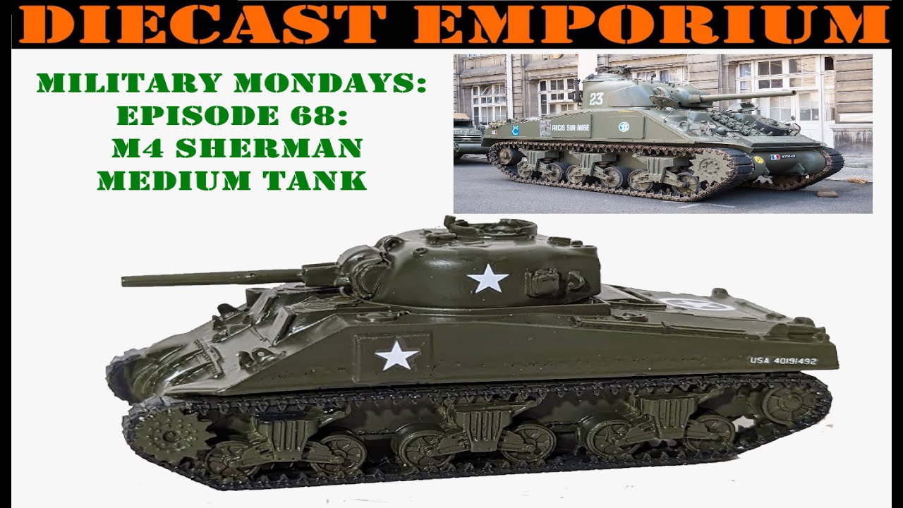 Military Mondays: Episode 68: M4 Sherman Medium Tank -1:87 Scale Model Kit by AlsaCast - YouTube