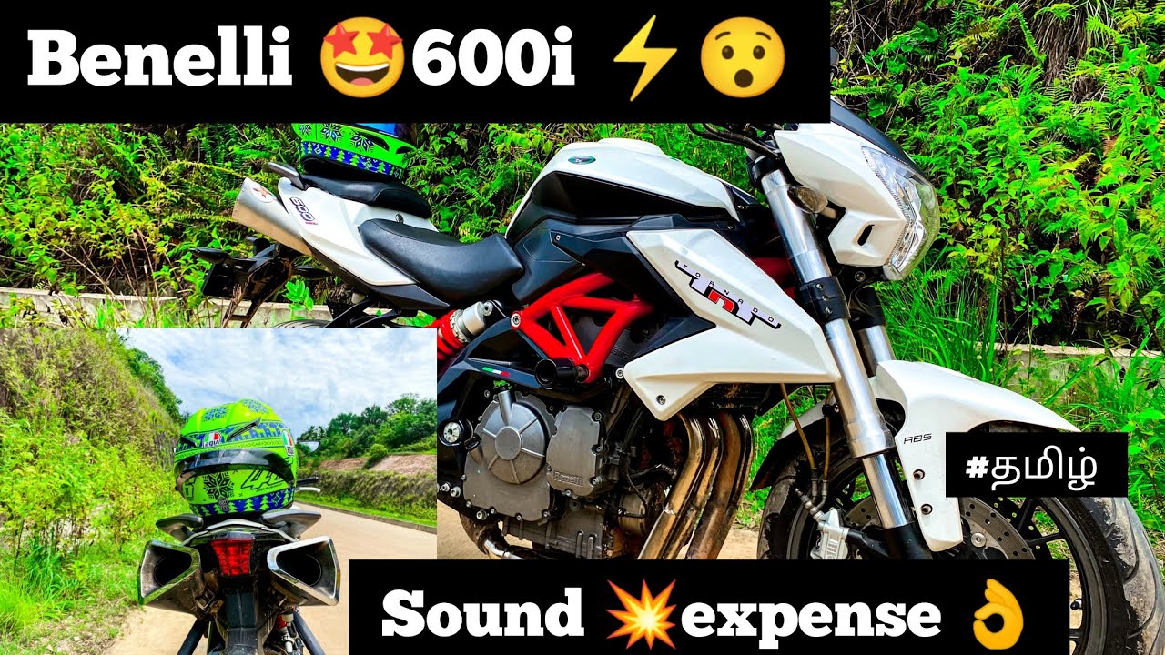 BENELLI 600 i Full review sound 💥 Vera level ⚡ modified 🥵 AGV HELMET ...