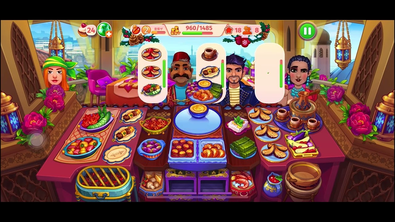 Cooking Craze Istanbul Level 104 (Combo 1485 / Don’t Lose any customers ...