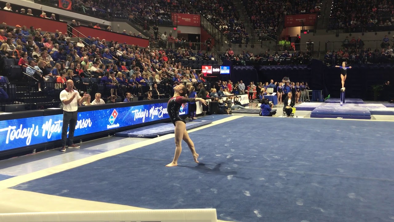 Alexandria Ruiz - Floor (9.875) - 2020 DU Gymnastics at Florida, Iowa ...