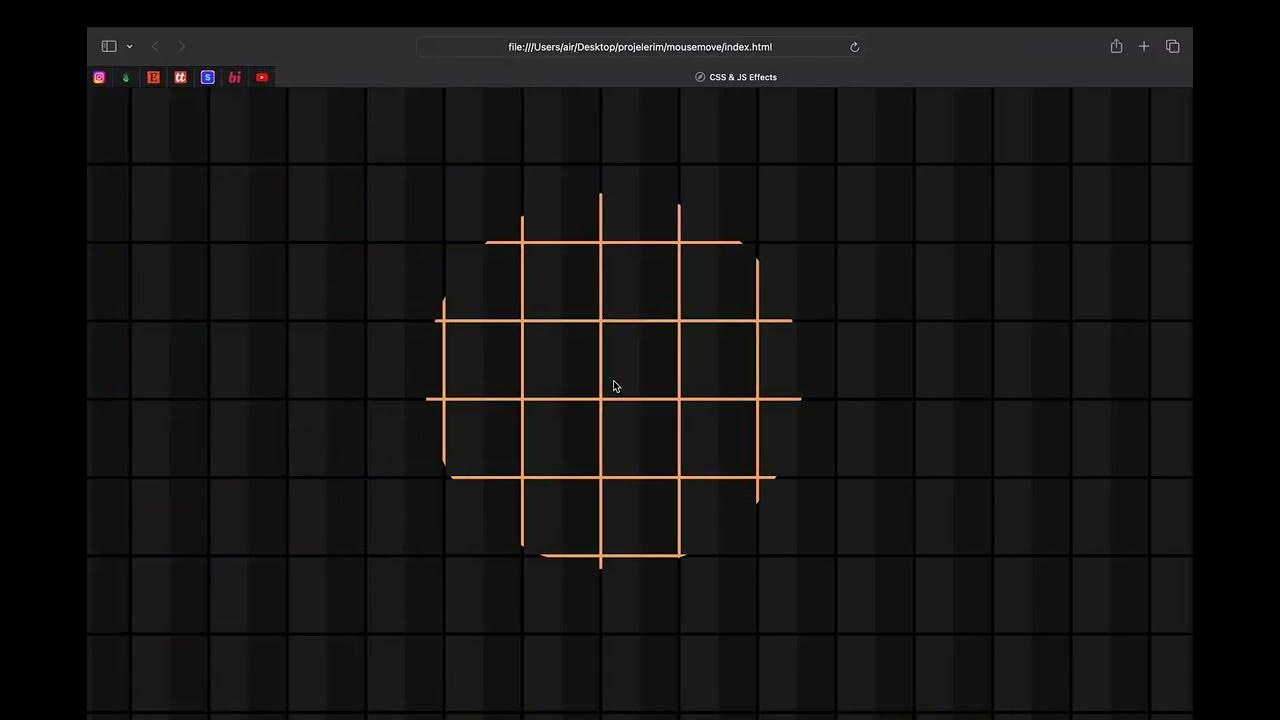 Css And Javascript Mousemove Effects Youtube