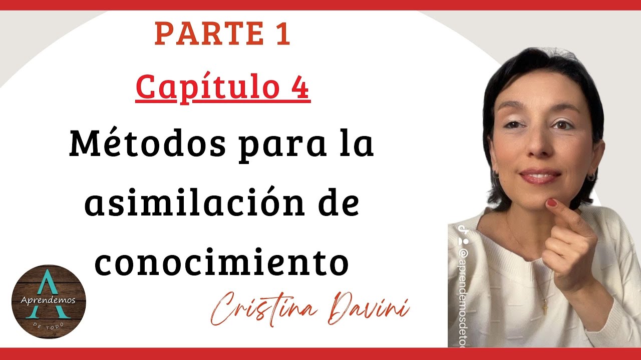 Parte 1 Capítulo 4 Métodos para la asimilación de conoc Libro Métodos ...