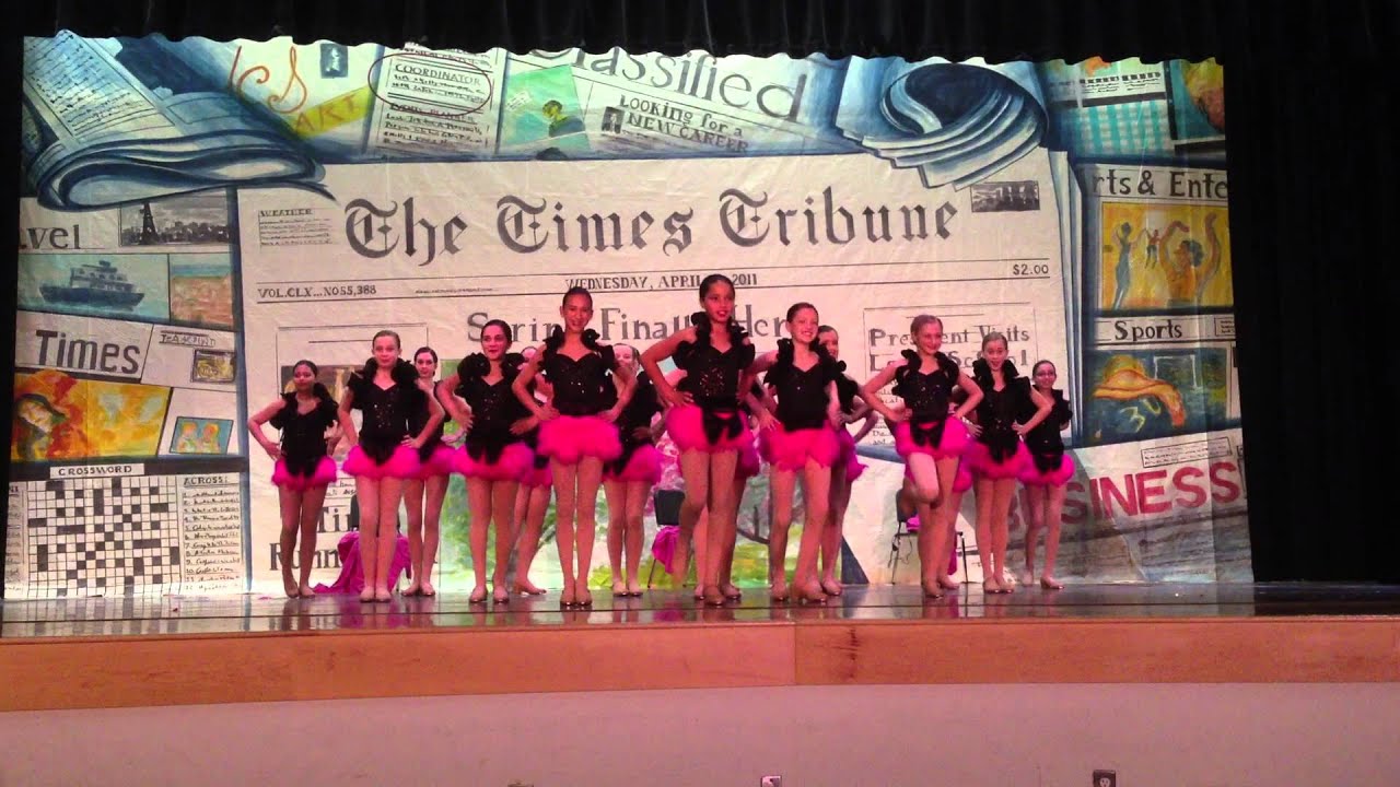 Caroline's Tap Recital Dance 2013 - YouTube