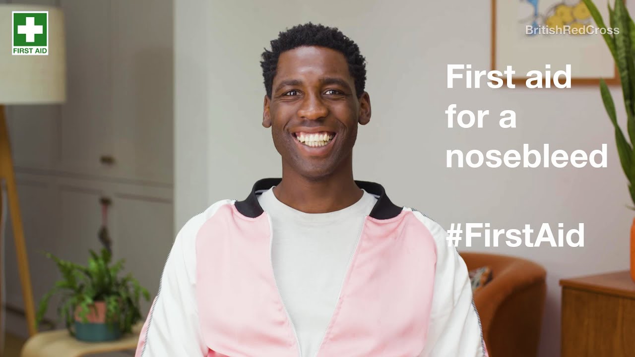 First aid for a nosebleed | First aid training online | British Red ...