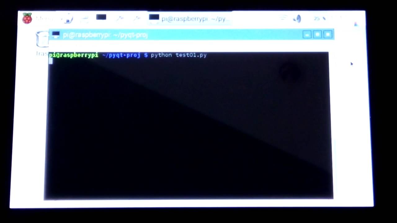 Pyqt Demo On Raspberry Pi Jessie Youtube