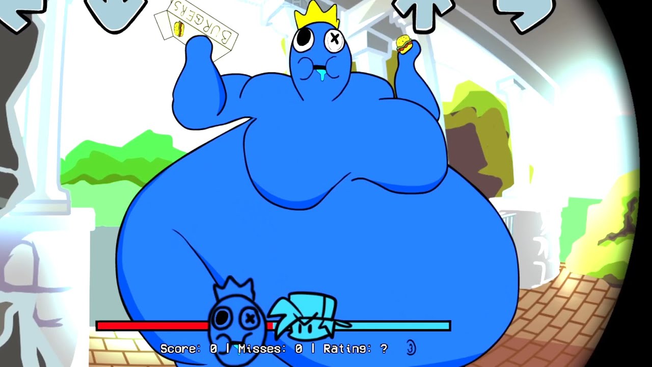 FNF OMG VERY FAT Roblox VS RING CAM RAINBOW FRIENDS VERY FAT BLUE - YouTube