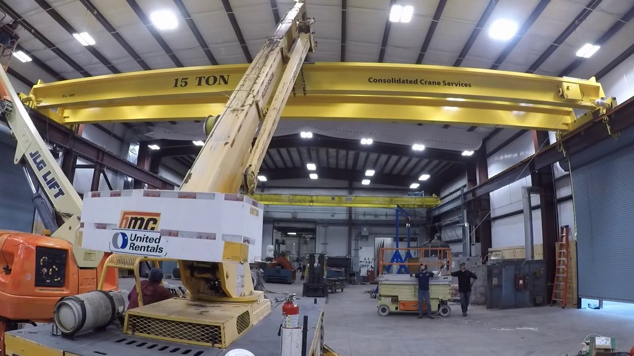 15 Ton Crane Installation - YouTube