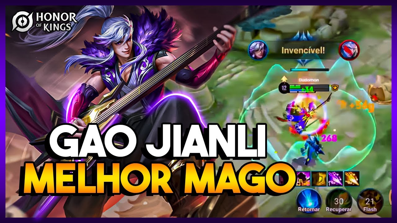 GAO JIANLI! ESSE É O MELHOR MAGO DO JOGO? │HONOR OF KINGS - YouTube