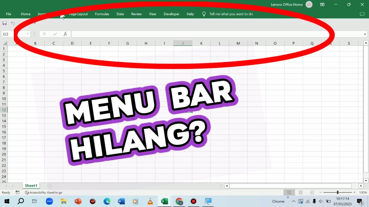 Solusi Menu Bar Pada Microsoft Excel Yang Sering Hidden Otomatis ...