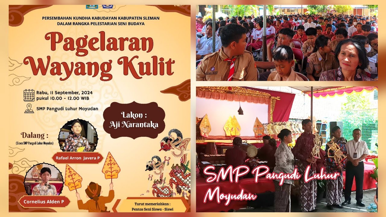 PERSEMBAHAN KUNDHA KABUDAYAN - PAGELARAN WAYANG KULIT (AJI NARANTAKA ...