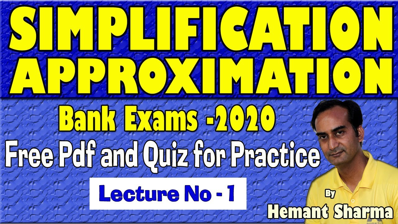 How to calculate square | Simplification and Approximation for Bank ...