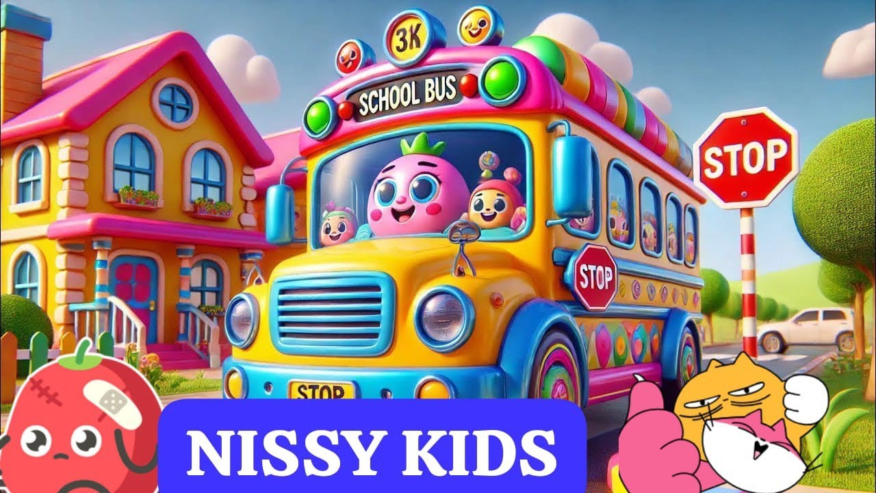 Wheels on the Bus | Musical Bus Ride | Baby Rhymes - YouTube
