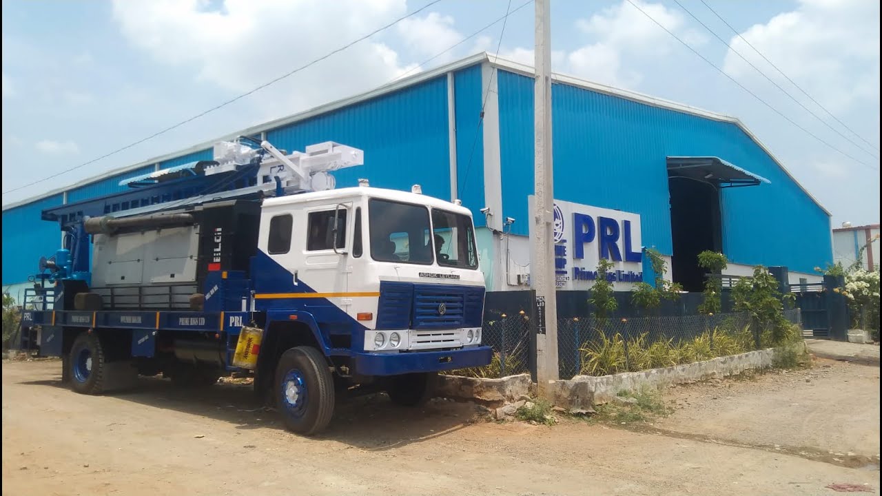 Live Testing of PDTHR 200 Meters Truck Mounted Water Well Drilling ...