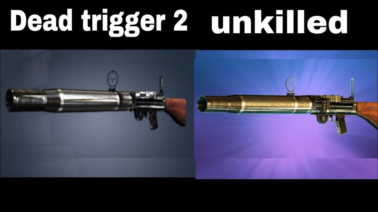Lewis Gun comparison video with Unkilled vs Dead Trigger 2 - YouTube