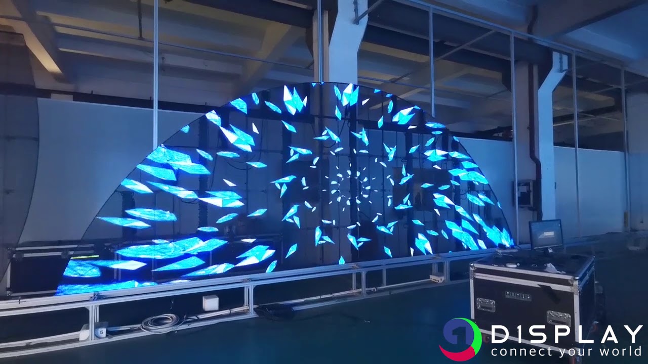 Arche Transparent led display - YouTube