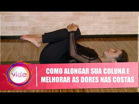 Como alongar sua coluna e melhorar as dores nas costas com Miriam ...