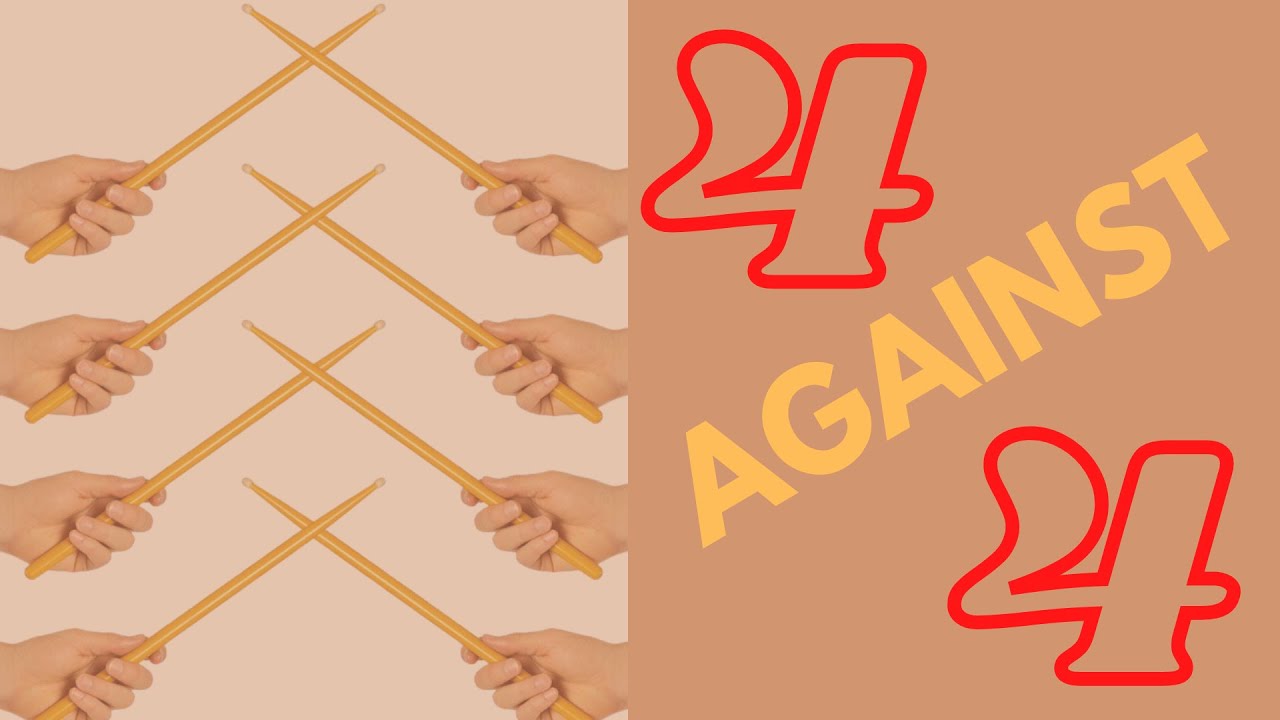 4 against 4 Drum Exercise - Practice pad Exercise Working Your Hands 4 ...