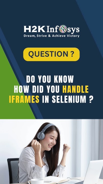 How Did You Handle IFrames In Selenium ? | Selenium Interview Questions - H2KInfosys - YouTube