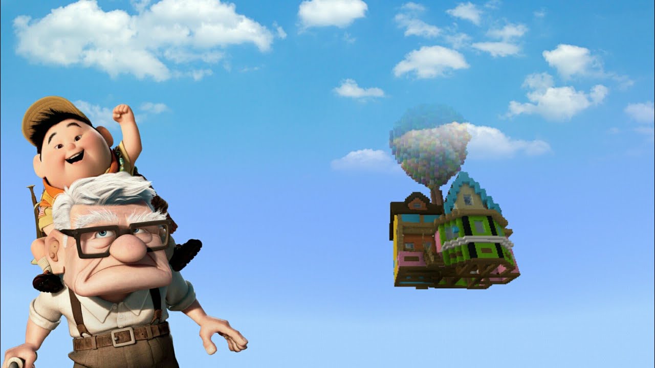 Minecraft: Casa do Filme Up altas aventuras - YouTube