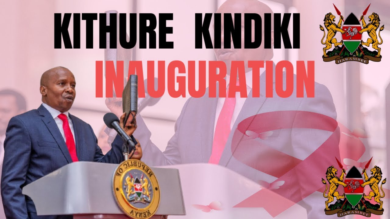 KITHURE KINDIKI INAUGURATION AT KICC - YouTube