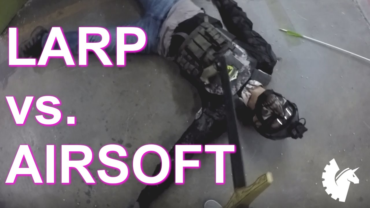 Larp vs. Airsoft (Behind the Scenes with NODE) - YouTube