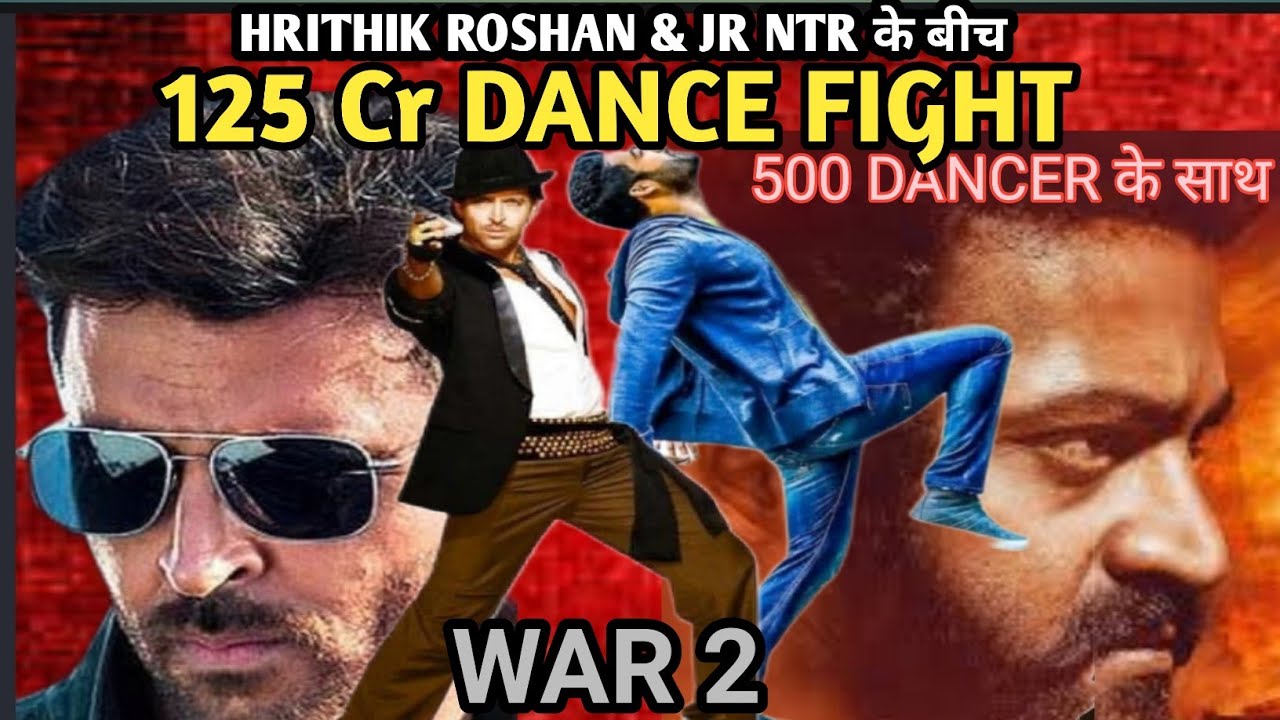 War 2 Dance Fight Hrithik & Jr NTR | Hrithik Roshan Injured During Face Off Sequence - YouTube
