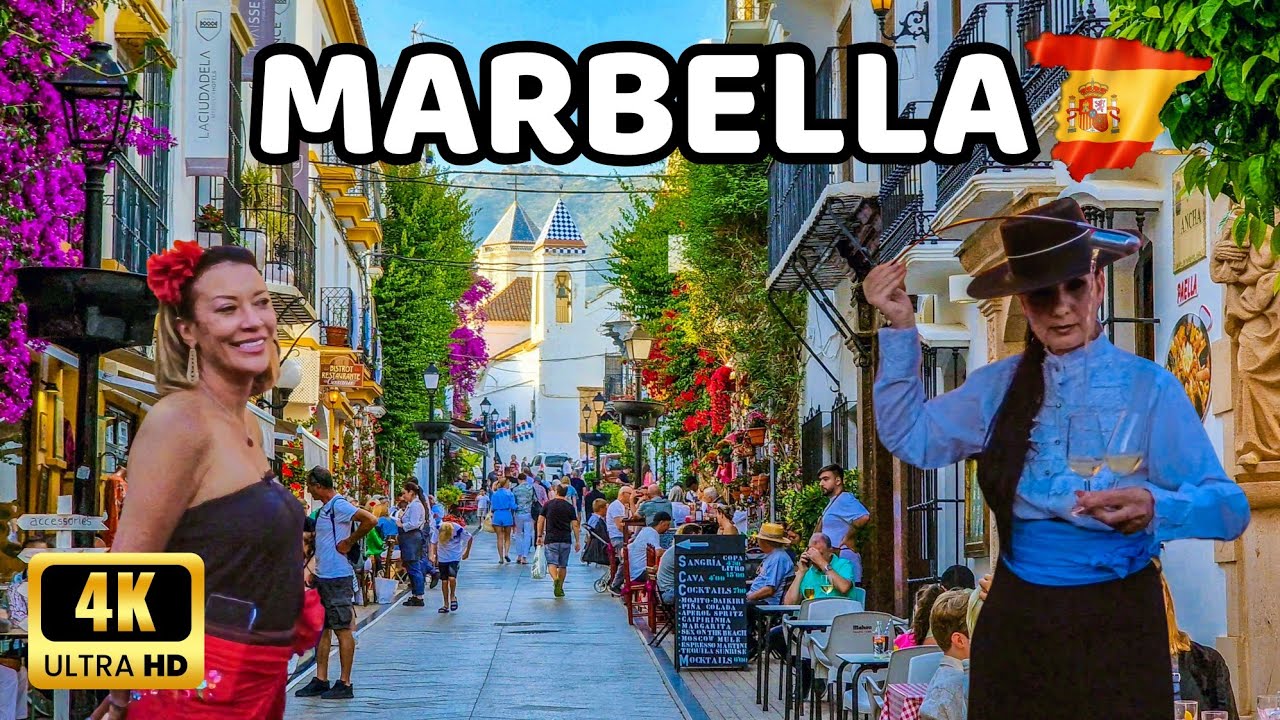 🇪🇦[4K] MARBELLA - The Most Enchanting Old Town in Andalucía, Spain ...