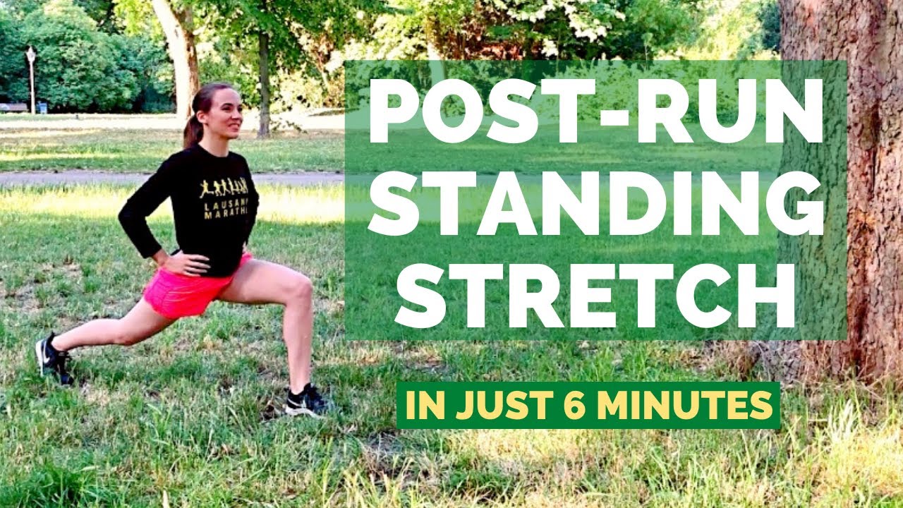 POST-RUN Stretches for Runners - 6 Min Yoga – Standing Post Run ...
