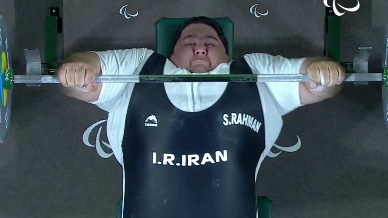 Siamand Rahman - 310kg/683lbs Bench Press (Paralympics) - YouTube