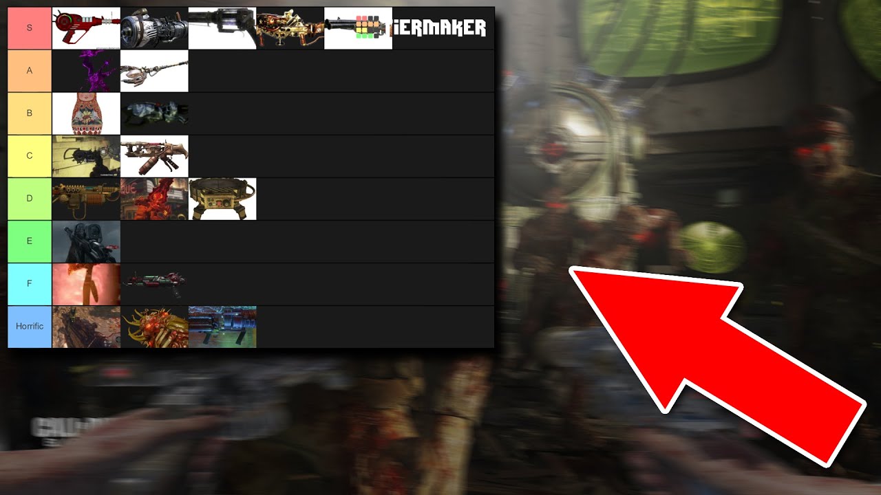 Ranking all COD Zombies Wonder Weapons! (Tier List) - YouTube
