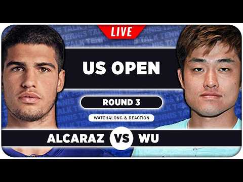 ALCARAZ vs WU • US Open 2026 • LIVE Tennis Watchalong