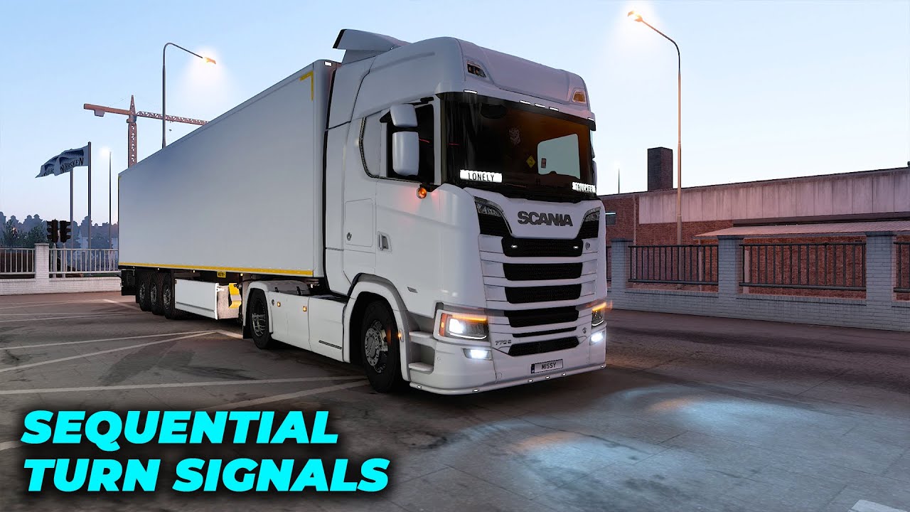 ETS2 MODS 1.43 | Sequential Turn Signal / Indicator For All Scania ...