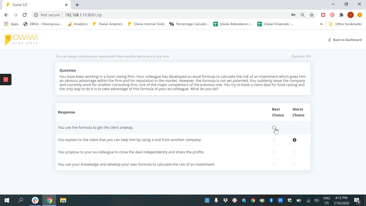 Owiwi Tutorial: Traditional SJT Assessment Tool - YouTube