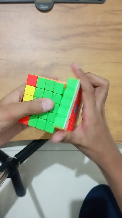 How to make dot pattern in 5/5 Rubik's cube in easy way#shots #rubikscube #viral ...