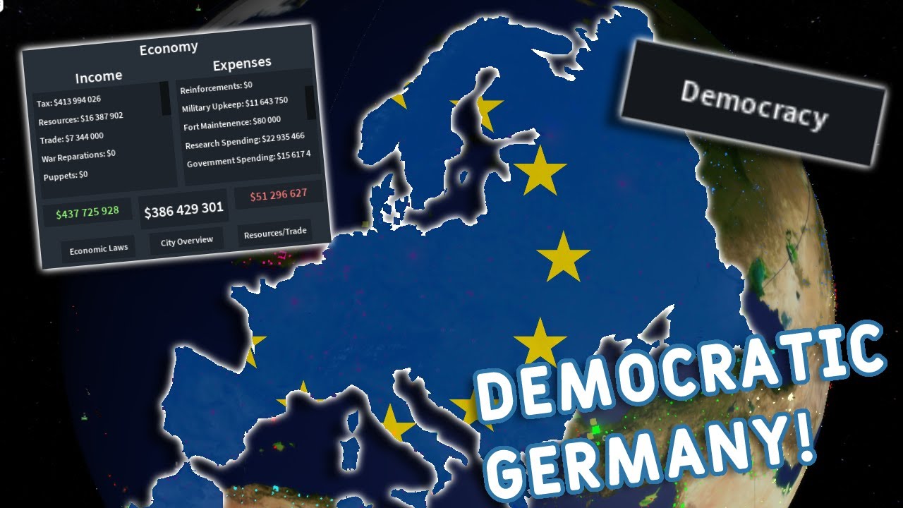 ROBLOX: Rise of Nations: Democratic Germany forms EU! - YouTube