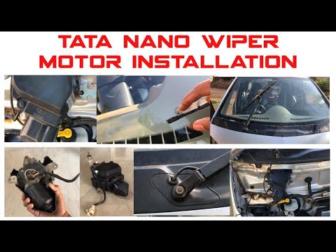 How to install WIPER MOTOR in TATA nano l TATA nano WIPER MOTOR ...